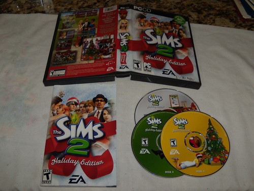 The Sims 2 Holiday Edition (PC, 2005) Replacement disks -only disks 2-4 ...