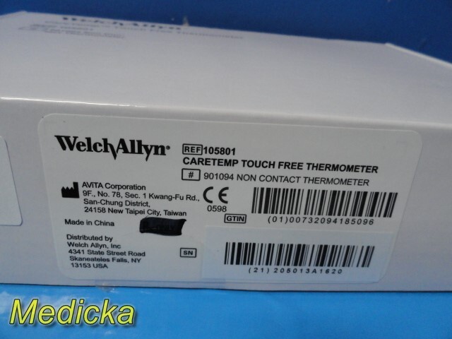 Welch Allyn 105801 Caretemp Touch Free Thermometer, Non-Contact ~30432 ...