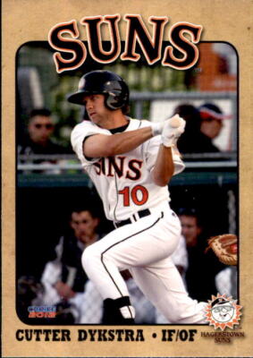 2012 Hagerstown Suns Choice #4 Cutter Dykstra Thousand Oaks California ...