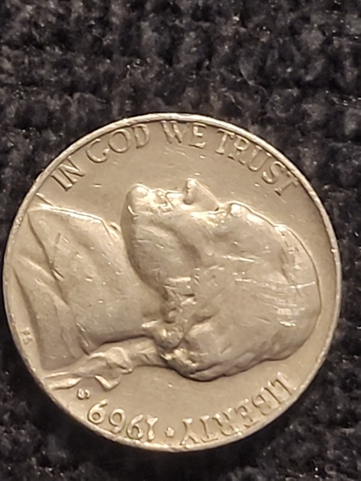 1969 S Mint Mark Nickel With Lettering On Rim And Error In Numbers | eBay