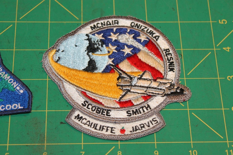 NASA Space Shuttle Challenger STS 51-L & Columbia STS 107 Mission Patch ...