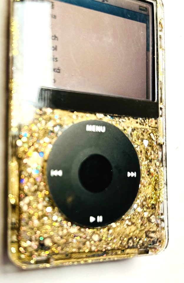 APPLE iPOD CLASSIC 7th Generation Atomic Gold Sparkler 256GB SSD Mega ...