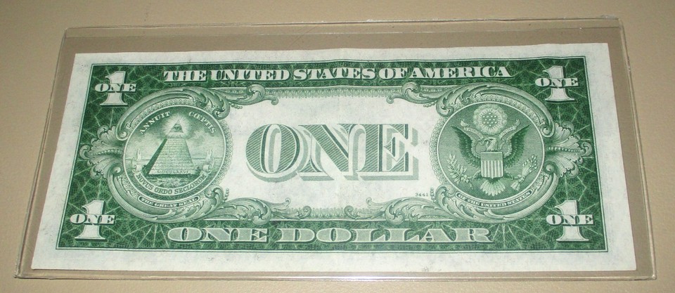 STAR NOTE 1935 A $1 SILVER CERTIFICATE ONE DOLLAR U.S. BLUE SEAL STAR ...