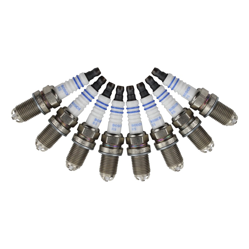 8-Pieces Bosch FGR6KQE 4-Prong Spark Plug For Porsche 911 Boxster ...