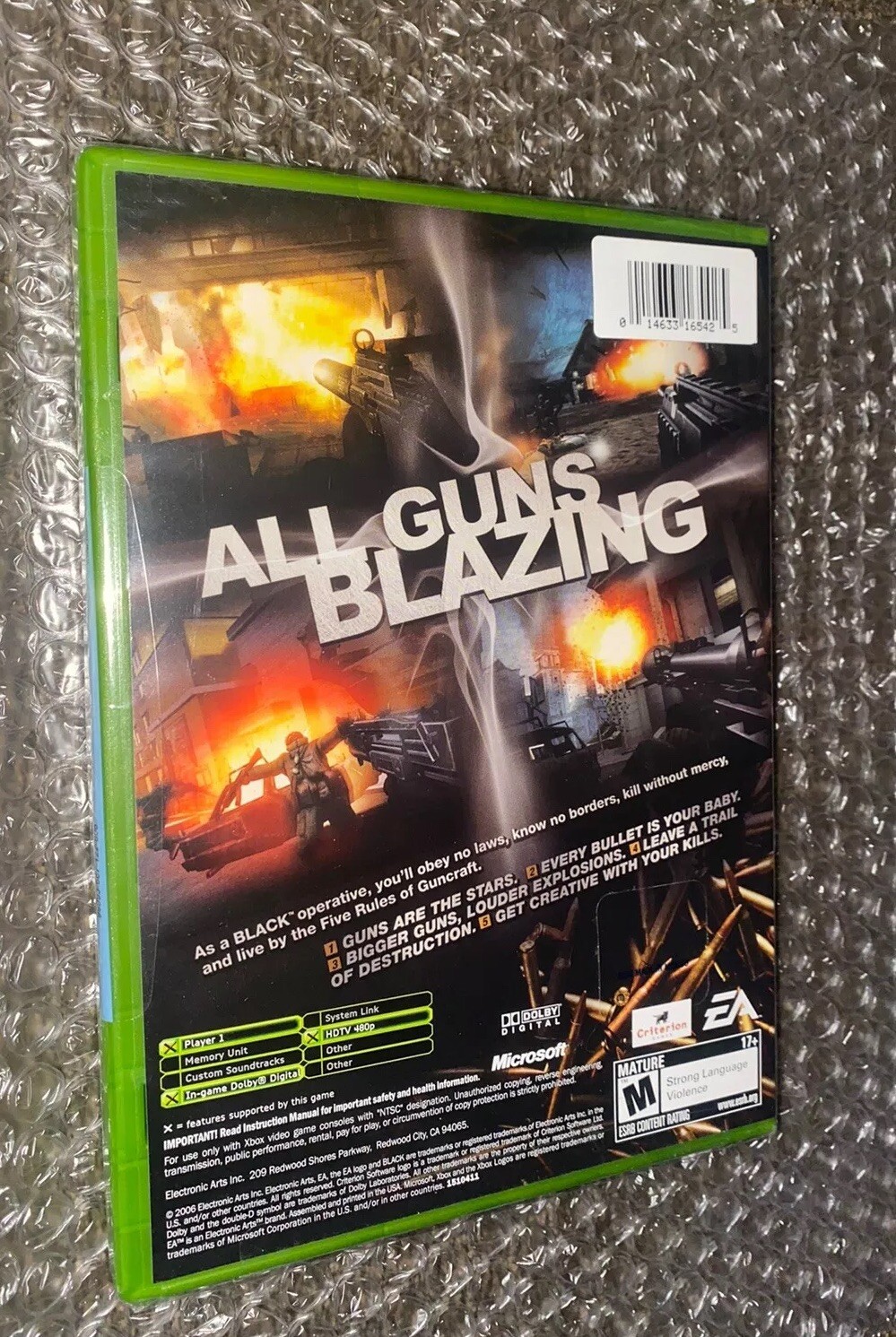 Black (Microsoft Xbox, 2006) for sale online | eBay