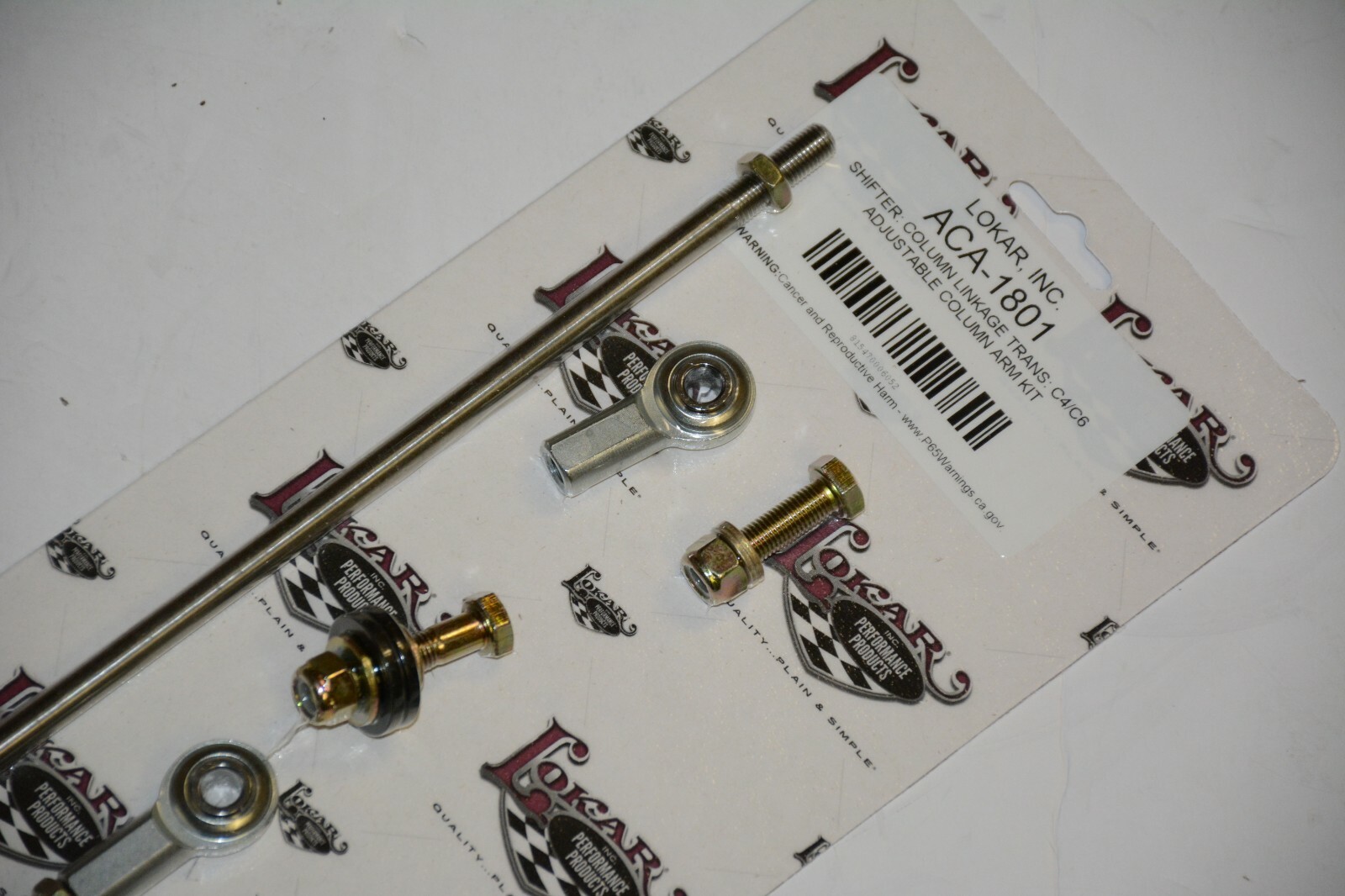 Lokar Aca-1801 Billet Adjustment Column Shift Linkage Kit Ford C4 C6 ...
