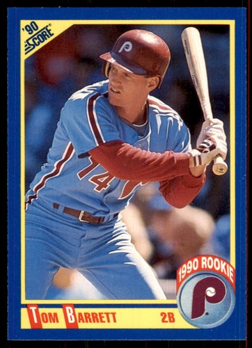1990 Score Tom Barrett Rookie Baseball Cards #633 | eBay