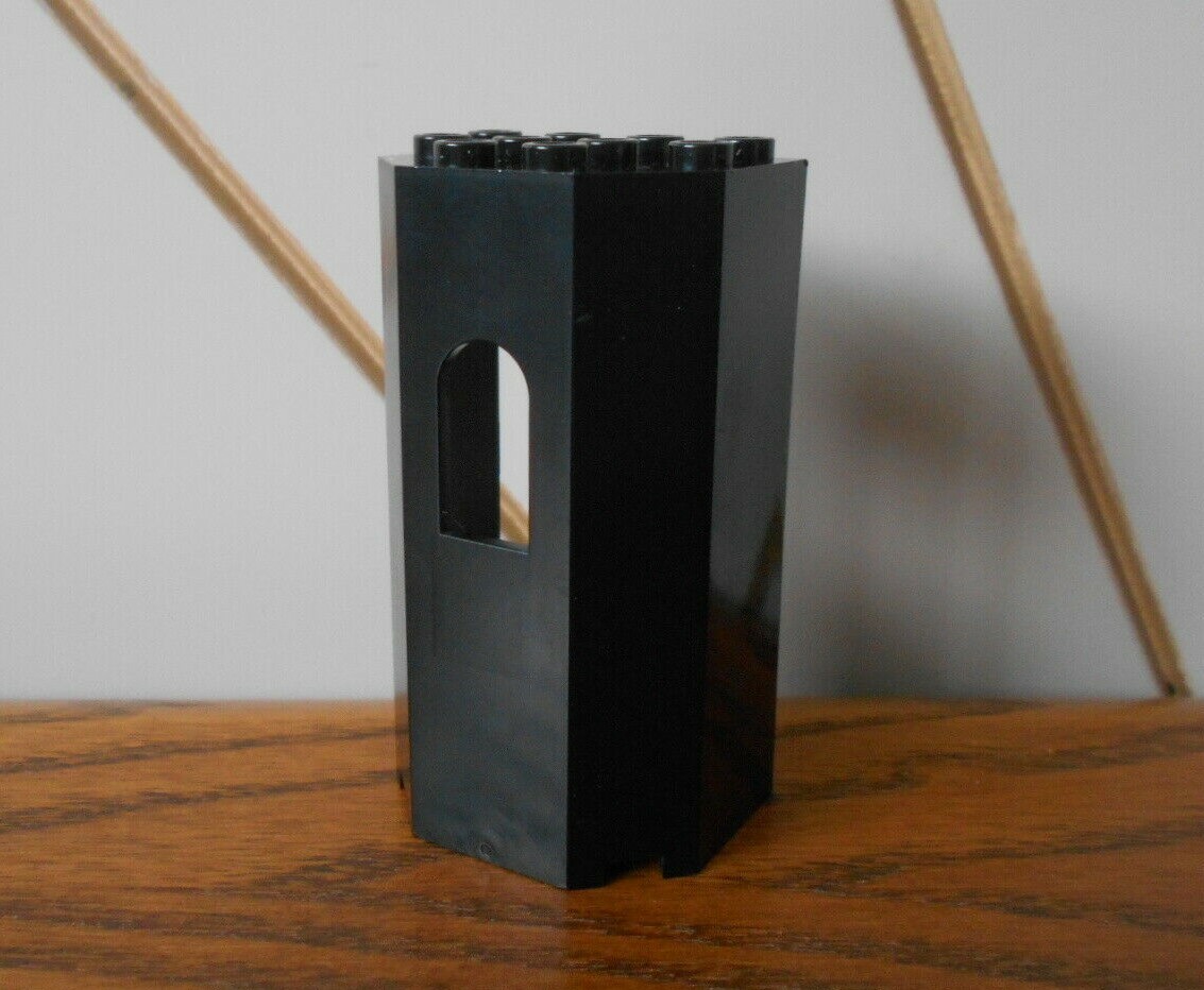 BLACK CASTLE TURRET/WALL 4x3 3x4 brick, part x1 LEGO Knights' Kingdom ...