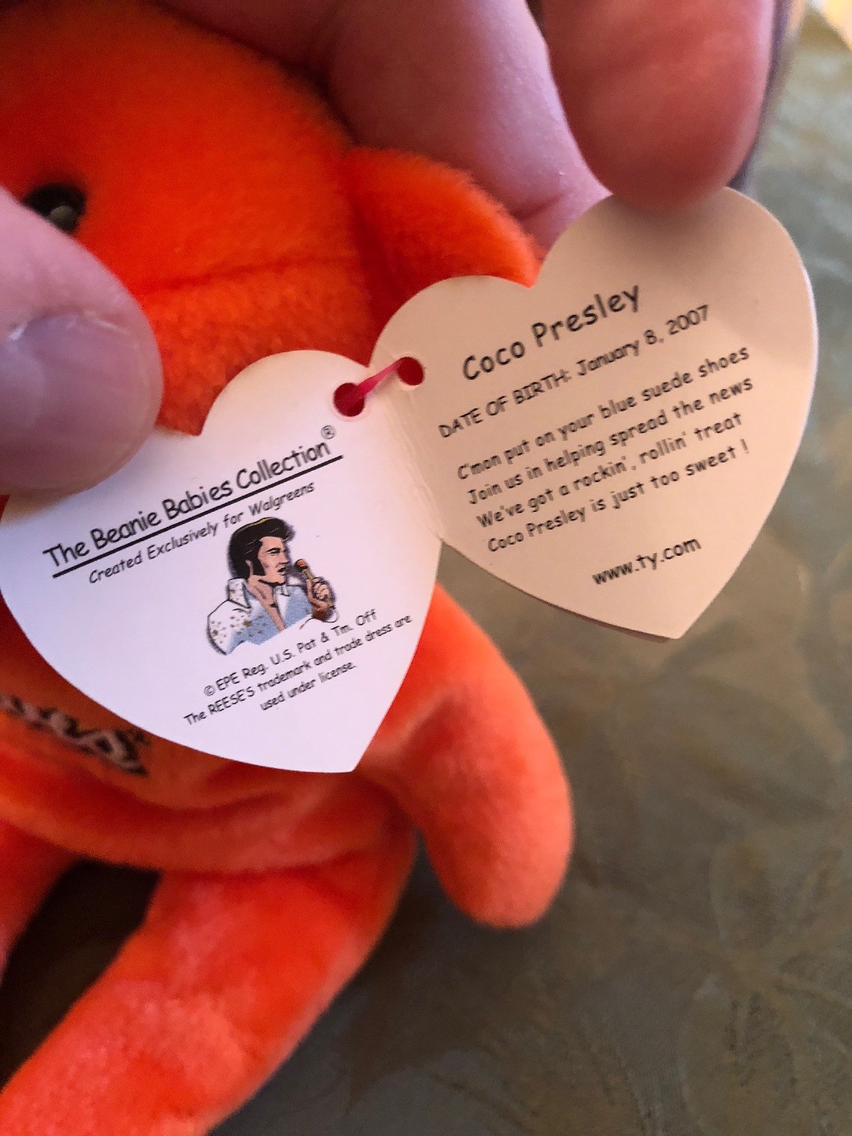 beanie babies elvis Reese’s Set Of 4 MWMT ... | eBay