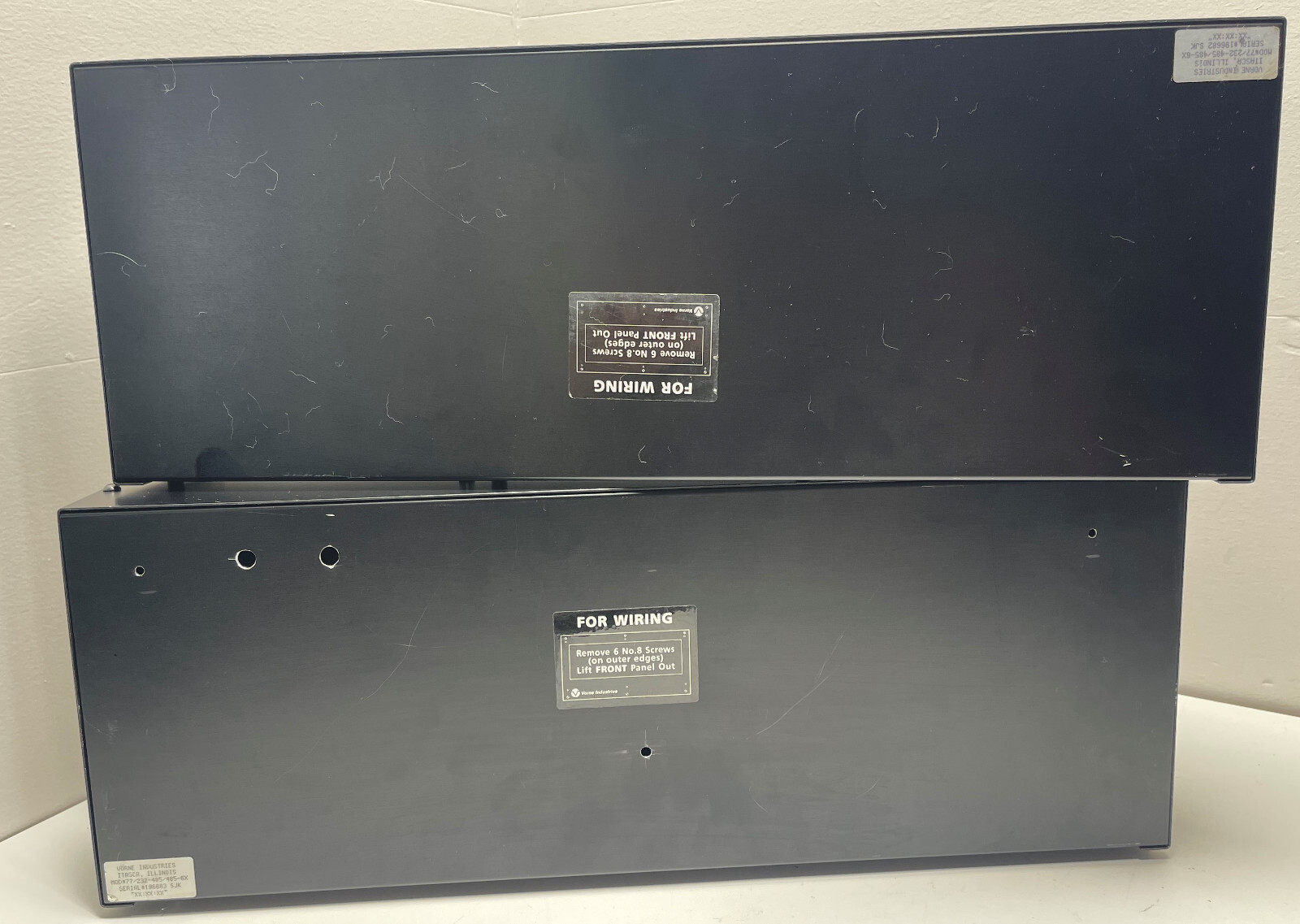 Pair of Vorne Industries Time Display Boards 77/232-485 | eBay