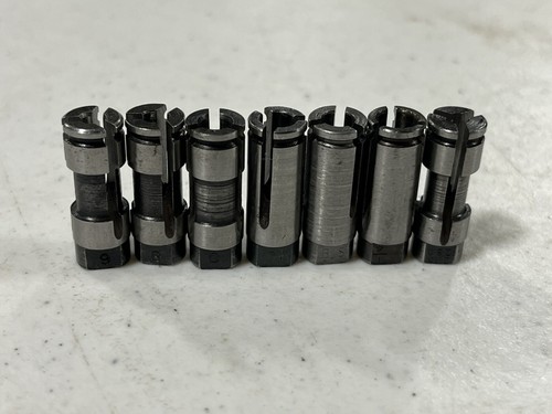 Procunier 1E Tap Collets #6 #8 #10 #12 3/16 SB 1/4 3.15 MM Set Lot ...