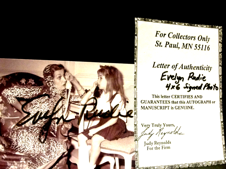 Evelyn Rudie Signed Autograph 4x6 Photo w/COA-Bye Bye Birdie-Spartacus ...
