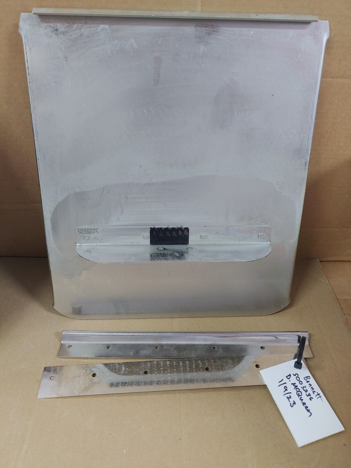 BENNETT SS TRIM TAB PLATE - *OEM* 13-1/4'' W x 15-1/8'' TRIM TAB ...