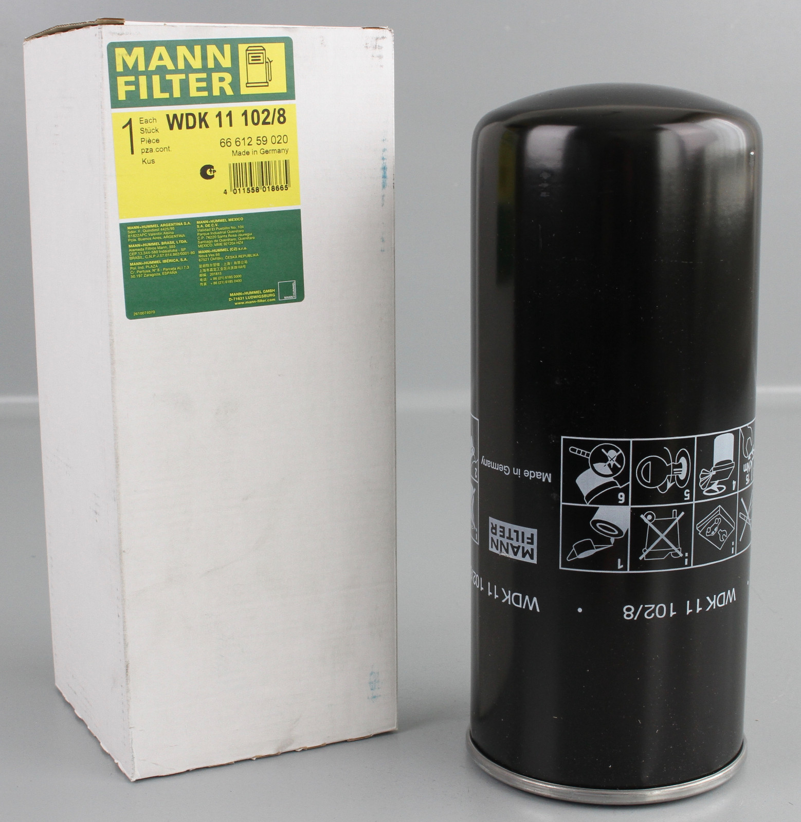 Mann Filter WDK 11 102/8 Kraftstofffilter Filter für KFZ Kraftstoff F2-2 | eBay.de