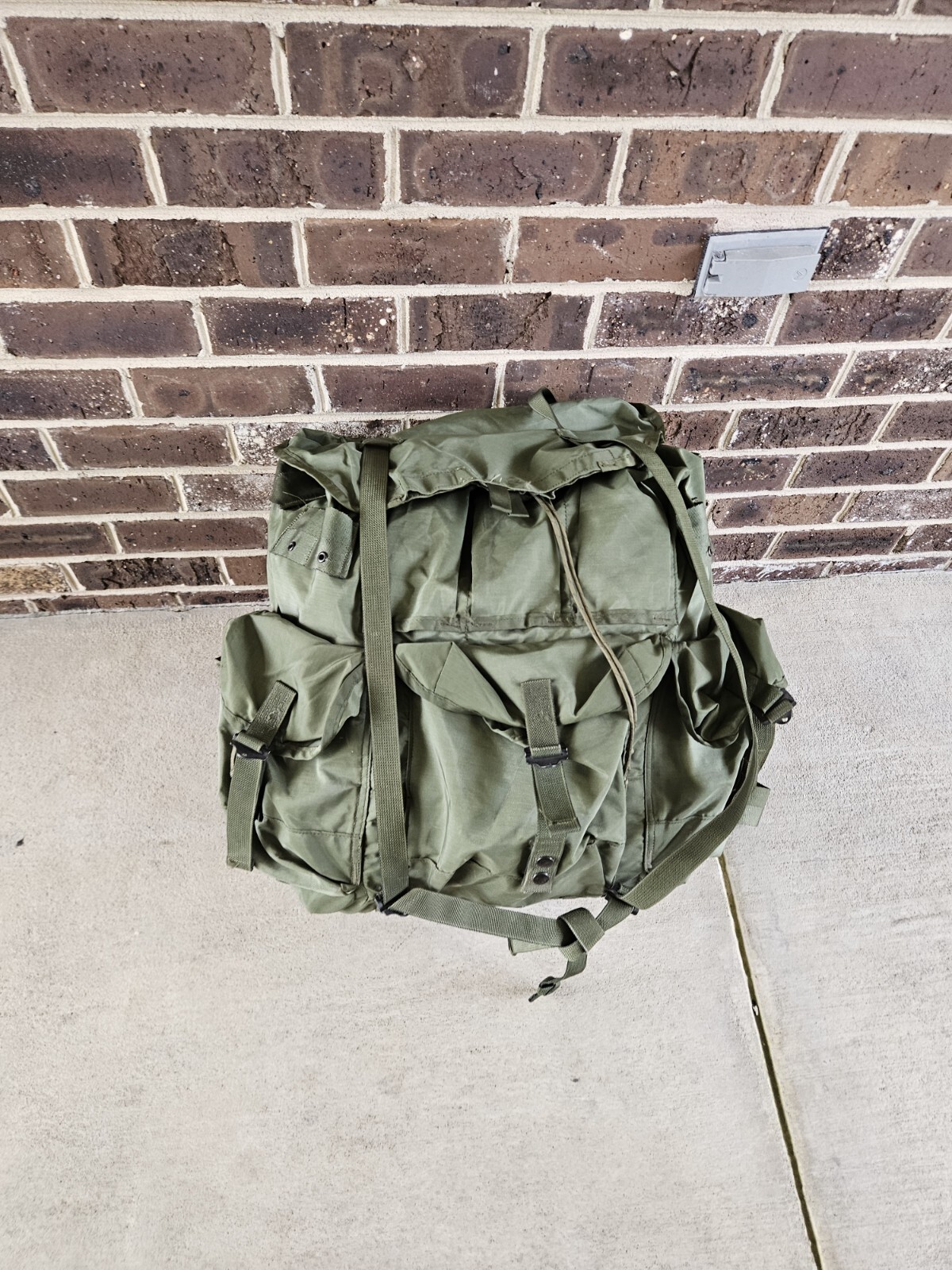 Vintage New Old Old Stock Military Alice Pack Rucksack OD Green Large ...