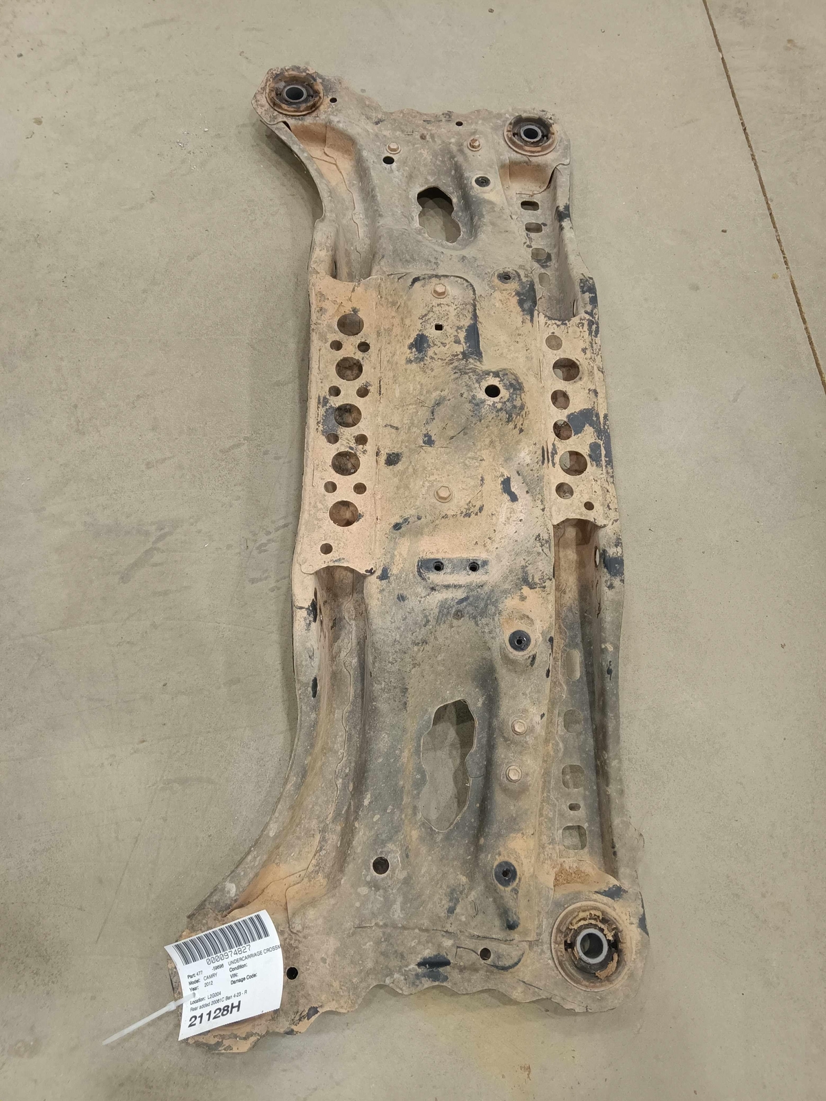 2012 - 2017 Toyota Camry Rear Crossmember Subframe OEM 5120606091 | eBay