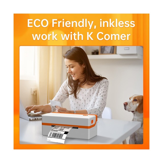 K Comer Thermal Label Printer 4x6 Upgraded -150mm/s for sale online | eBay
