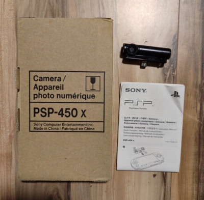 PlayStation Portable PSP Camera - Official PSP 450 Black - Complete in ...