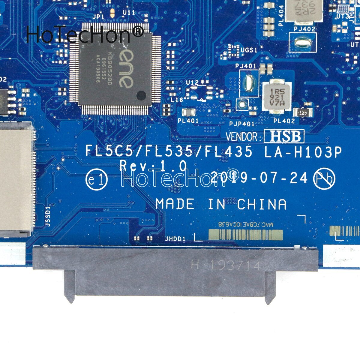 5B20W89110 Motherboard LA-H103P w/ i3-1005G1 for Lenovo Ideapad S340 ...