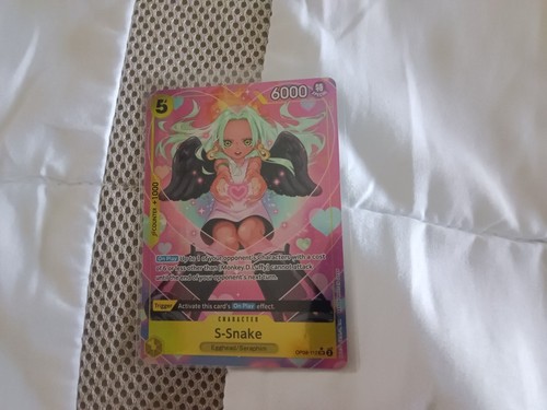 S-Snake (Alt Art) OP08-112 SR Two Legends ONE PIECE Card Game English ...