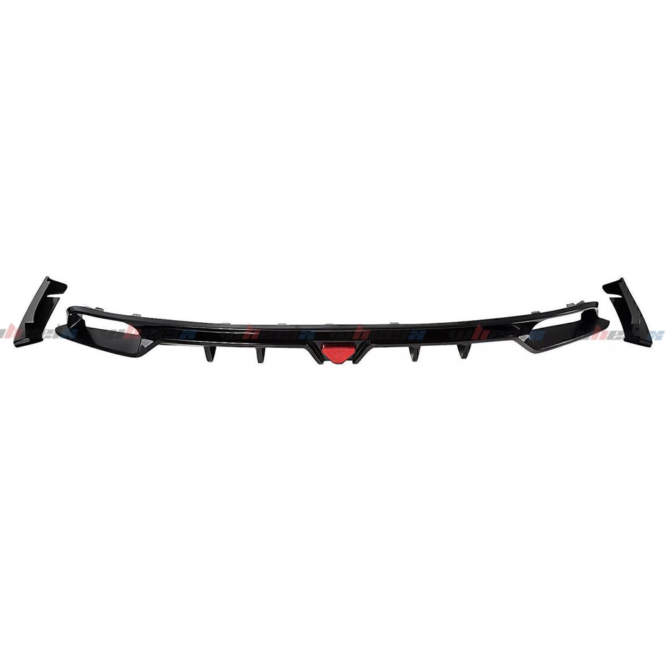 FOR 2022-2026 HONDA CIVIC MC STYLE FE180 GLOSS BLACK REAR DIFFUSER W ...