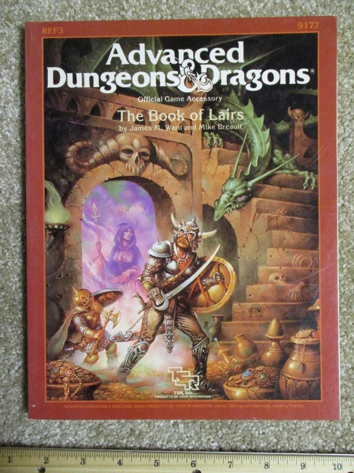 TSR AD&D REF3 Book of Lairs 1st Print 1986 | eBay