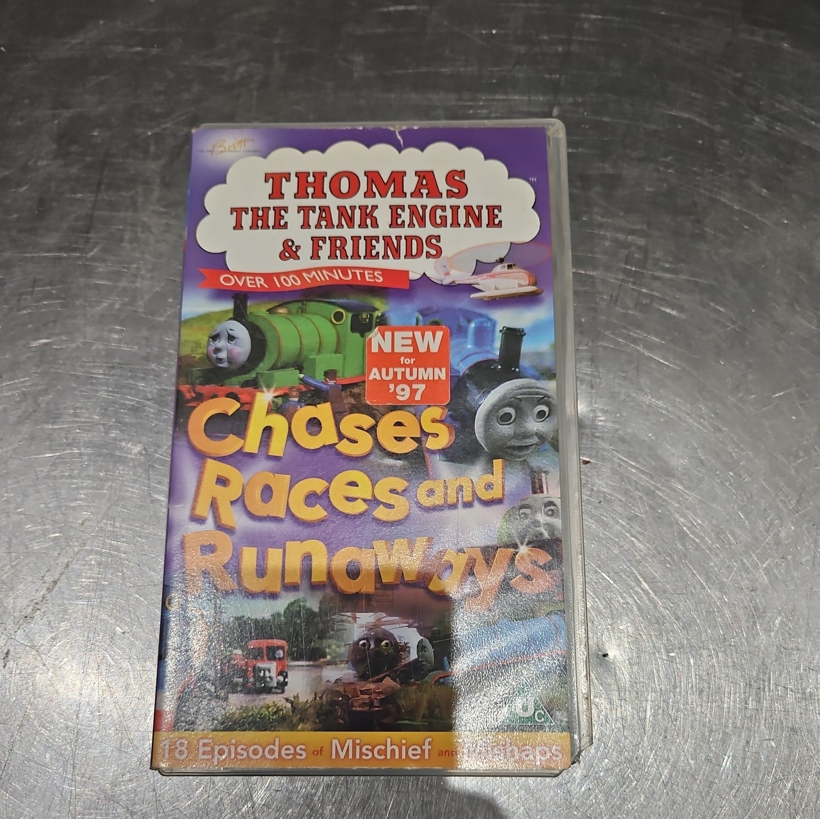 Thomas The Tank Engine And Friends - Chases, Races And Runaways (VHS ...