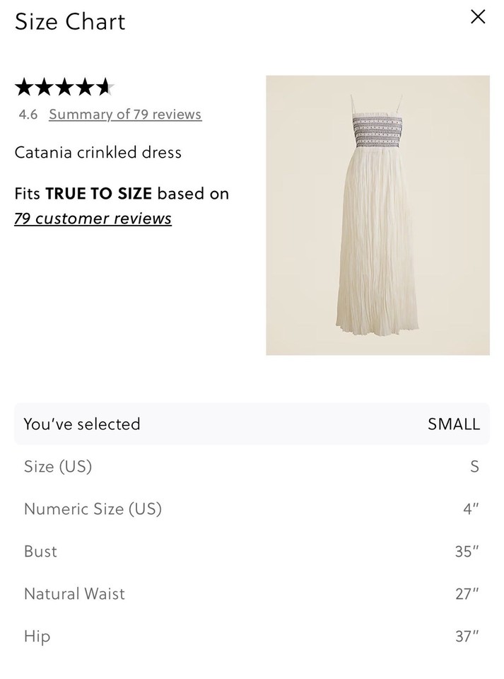 J.Crew Sz Small Catania Crinkle Smoked Midi Dress w Pockets In Ivory ...