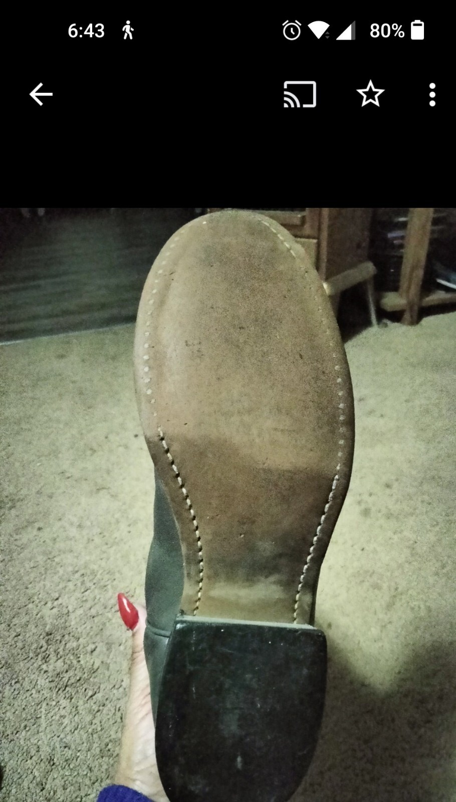 Laredo Leather Vamp And It's Other Materials Man Made… - Gem