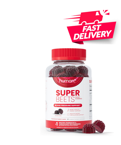 Superbeets Circulation Gummies - Heart-Healthy Energy - Pomegranate ...