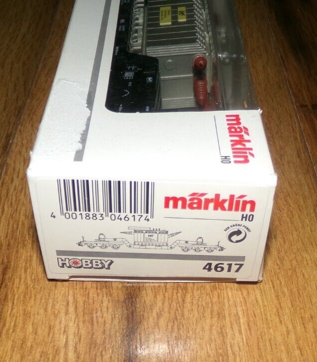 Marklin HO 4617 Low Depressed Well Wagon with Transformer Train in ...