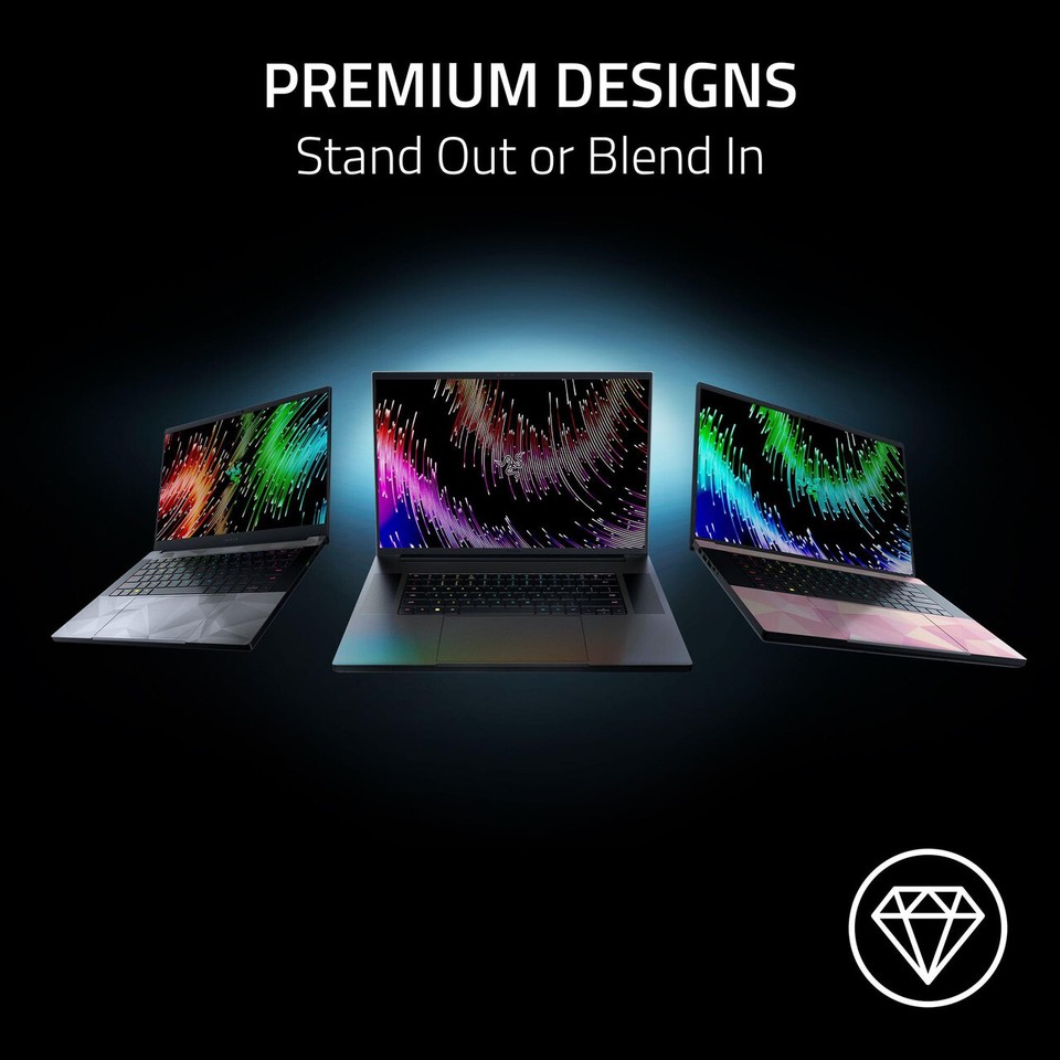 Razer Skin Vinyl Laptop Wrap: Blade 17 - Full Wrap - Premium 3M Cast ...