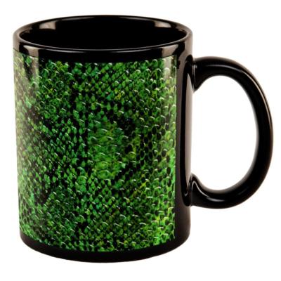 Halloween Green Snake Snakeskin All Over Black Out Coffee Mug | eBay