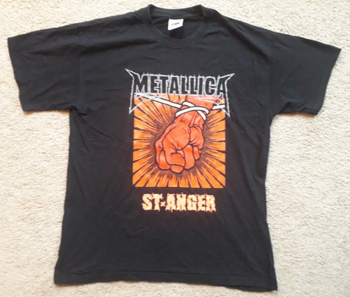 METALLICA St Anger Vintage 2003 World Tour T Shirt Black L LP Pushead ...