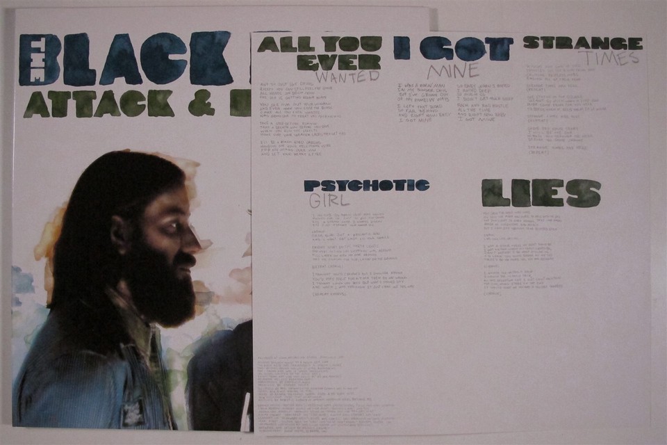 BLACK KEYS Attack & Release NONESUCH LP NM gatefold with lyric sheet ...