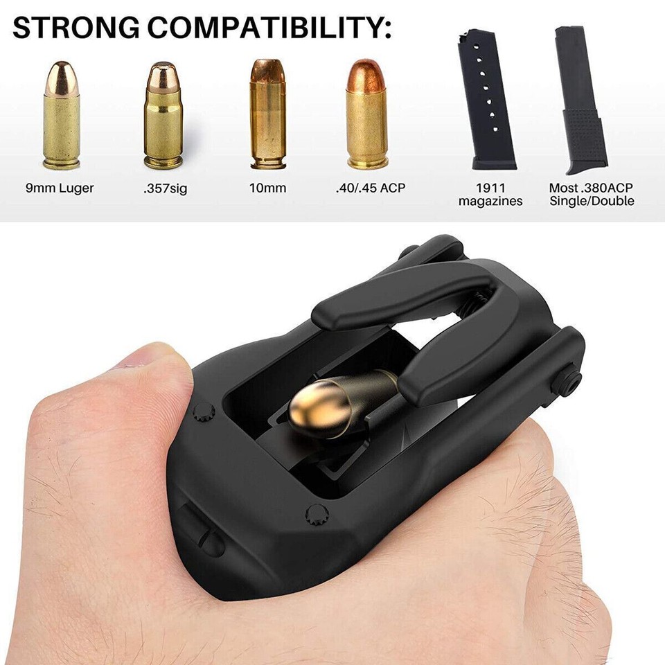 Universal Hunting Pistol Speed Loader For Magazines From .380 9mm - 45 ...