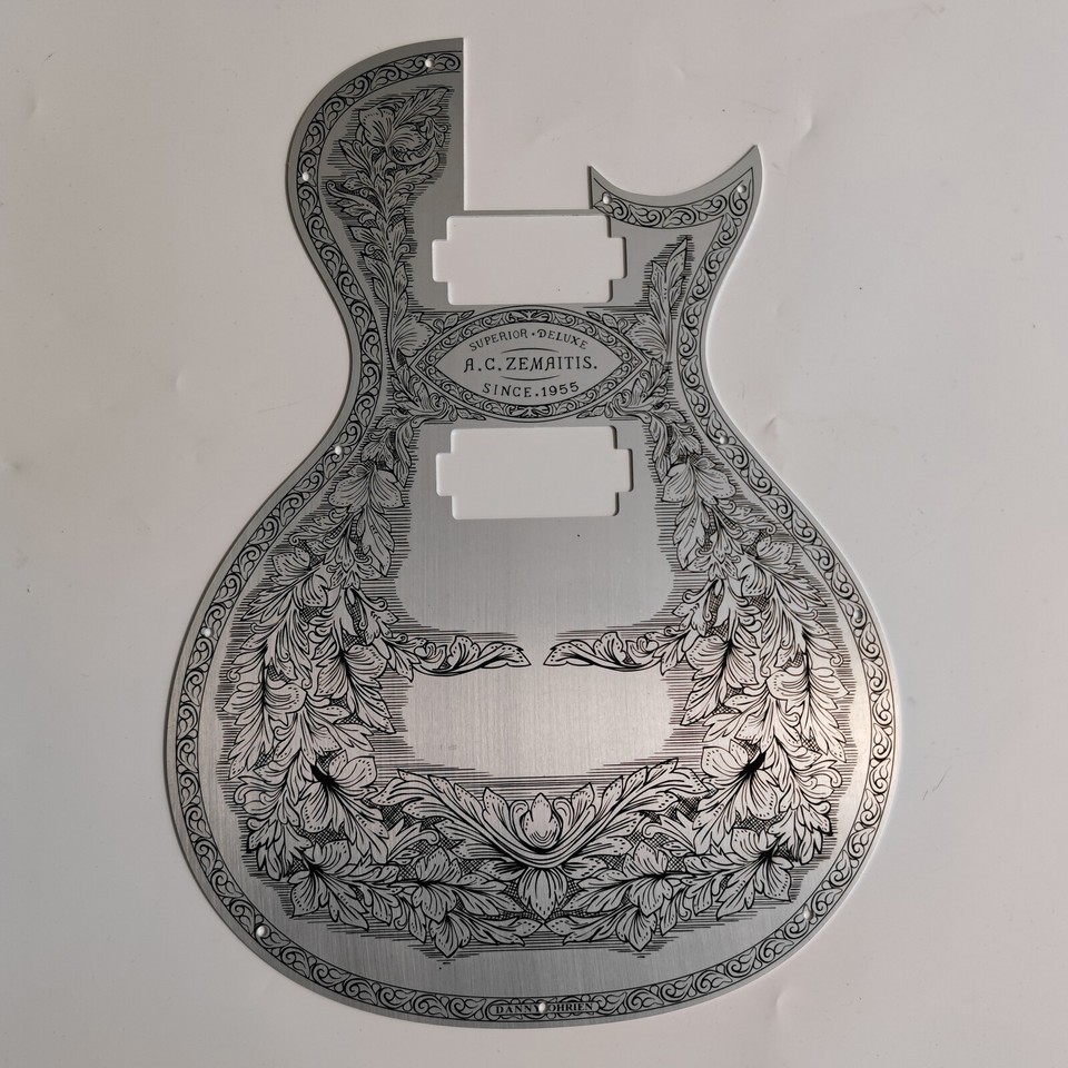 Custom ZEMAITIS Metal Front Electric Guitar 22 Fret Aluminum Plate | eBay