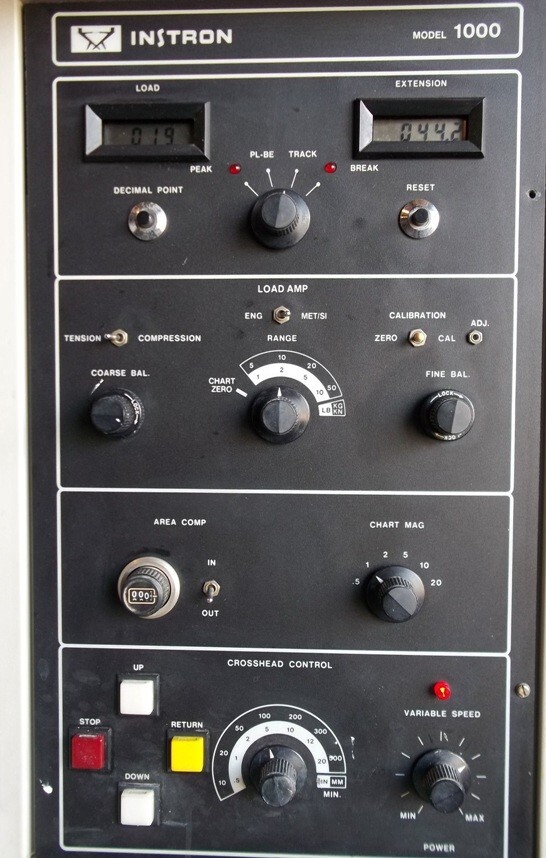 INSTRON MODEL 1000 TENSILE TESTER, MODEL NO: 1000 | eBay