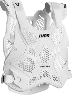 Thor Sentinel LTD Roost Guard Motocross Chest Protector White | eBay