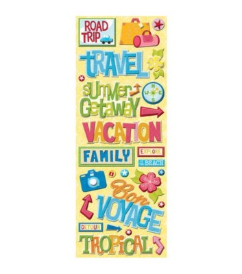 VACATION Road Trip Getaway Travel Family Summer K&Co Chipboard Word ...