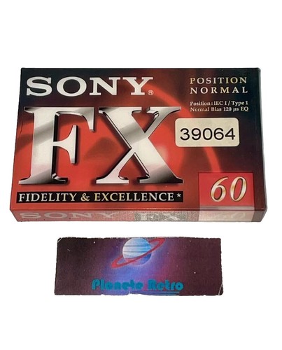 Cassette Audio Sony FX 60 Min IEC I / Type I Neuf/New | eBay
