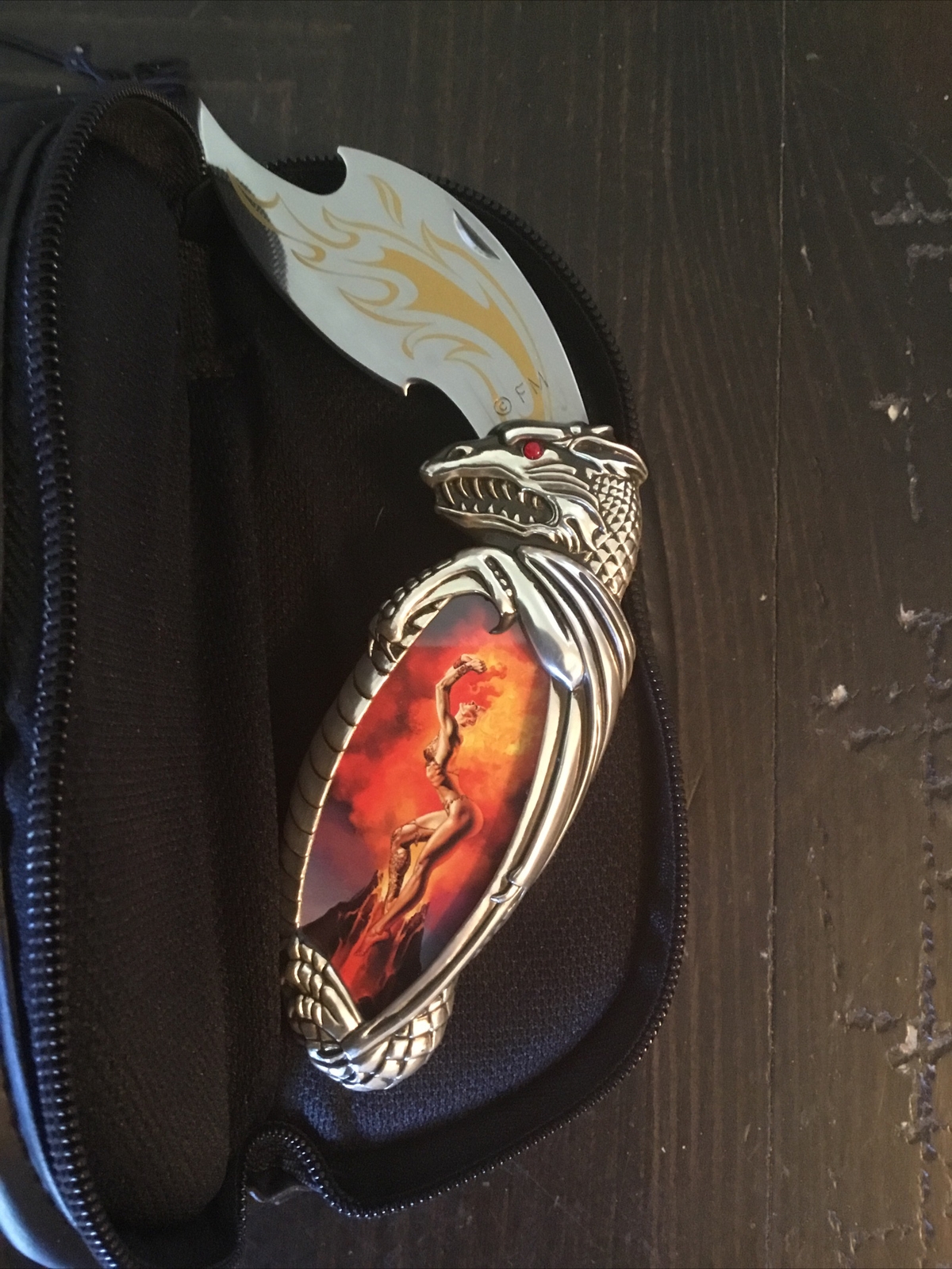 Knightstone Boris Vallejo “Sorceress of Passion Goddess” Knife~Brand ...