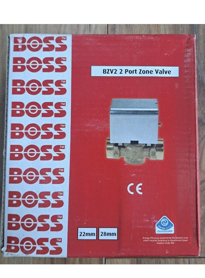 Boss Therm BZV222 22mm 2 port Zone Valve Actuator NEW Equiv’nt to ...