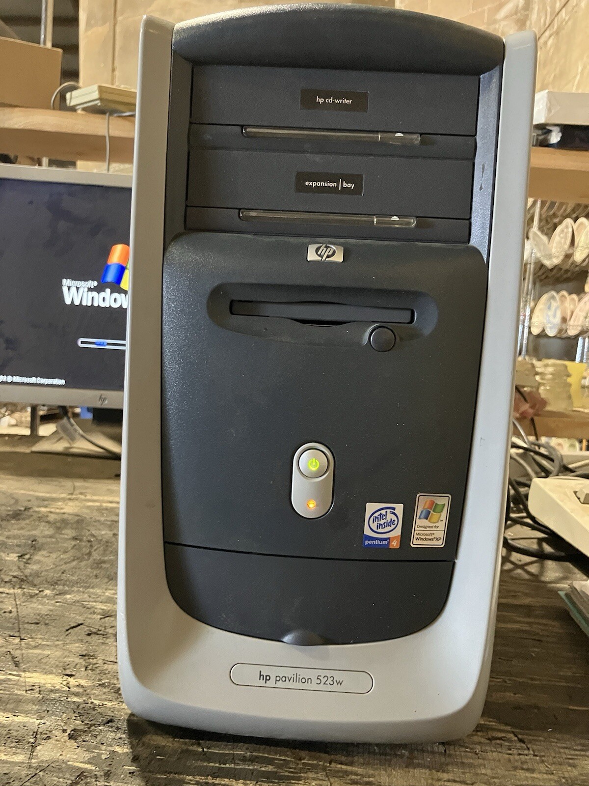 Vintage HP Pavilion 523W Intel Pentium 4 2000mhz Desktop Computer | eBay