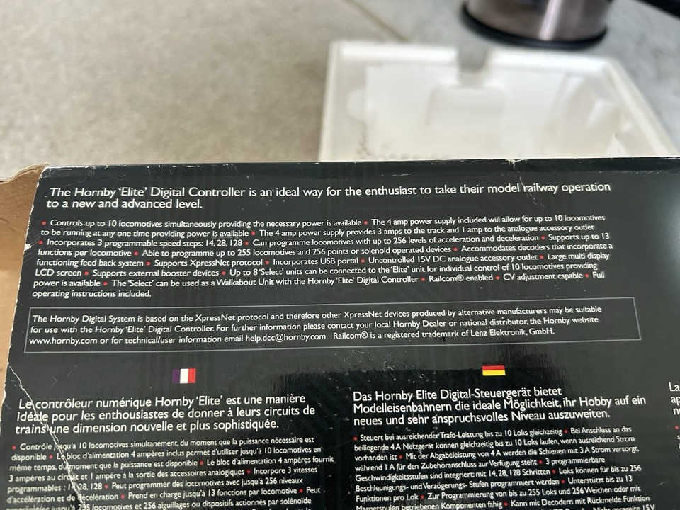 HORNBY R8214 DIGITAL ELITE COMMAND DCC CONTROLLER BOXED om | eBay UK