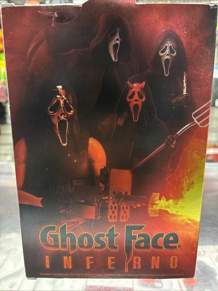 NECA Ultimate Edition Ghostface Inferno Deluxe Action Figure SCREAM ...