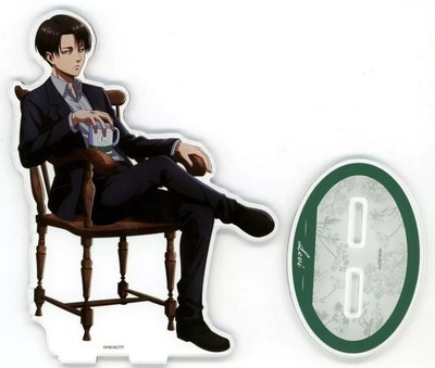 Acrylic stand/acrylic panel Levi Ackerman newly drawn tea time ver. BIG ...