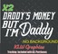 Daddy's Money Vinyl Decal Sticker Car Shitbox Turbo Diesel Truck Boost ...