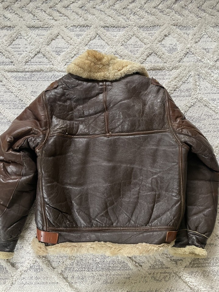 Vintage B-3 Bomber Flight Jacket Whole Set Air Force 1940s WW2 B2 A 11 ...