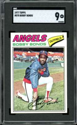 1977 Topps #570 Bobby Bonds Angels SGC 9 MT MINT | eBay